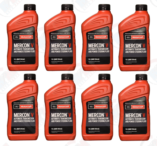 Motorcraft Mercon V ATF Transmission Fluid XT5QMC Case 8 Quarts Ford ...