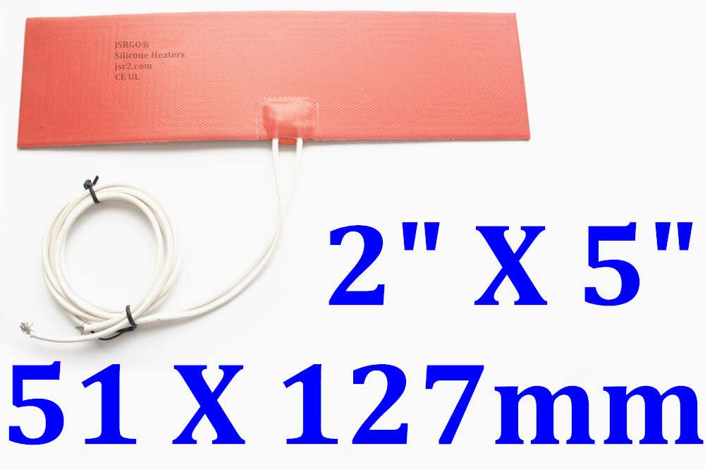 2" X 5" 51 X 127mm 40W Guitar Fret Board Extension Repair Silicone Heat ...