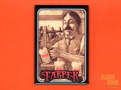 Tapper side art 2x3" fridge/locker magnet Bally Midway arcade Bud | eBay