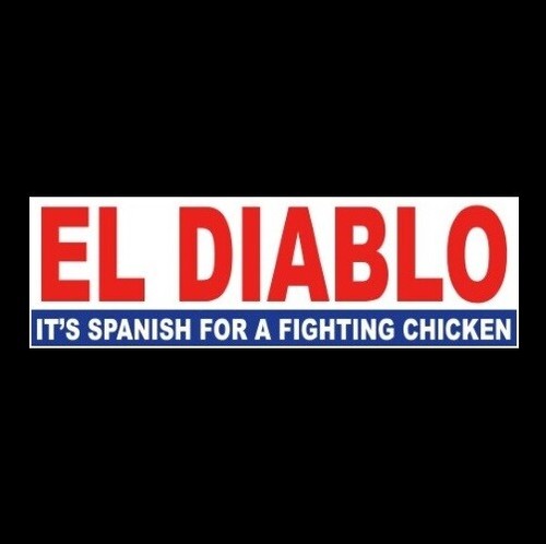 Funny "EL DIABLO = FIGHTING CHICKEN" Talladega Nights STICKER Ricky ...