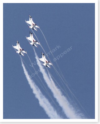 Air Force Thunderbirds 2000 Arrowhead Formation 8 x 10 Silver Halide ...