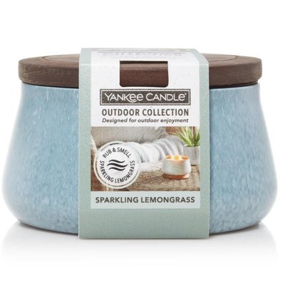 NEW Yankee Candle Sparkling Lemongrass Outdoor Medium Jar 283g | eBay