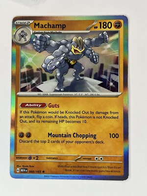 Pokémon TCG Machamp 068/165 Scarlet & Violet: 151 Holo Rare | eBay