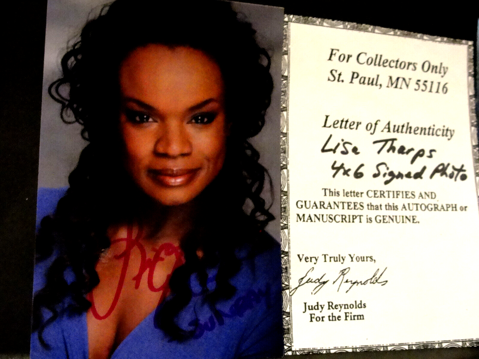 Lisa Tharps Signed Autograph 4x6 Photo w/COA-Jessica Jones- Applesauce ...