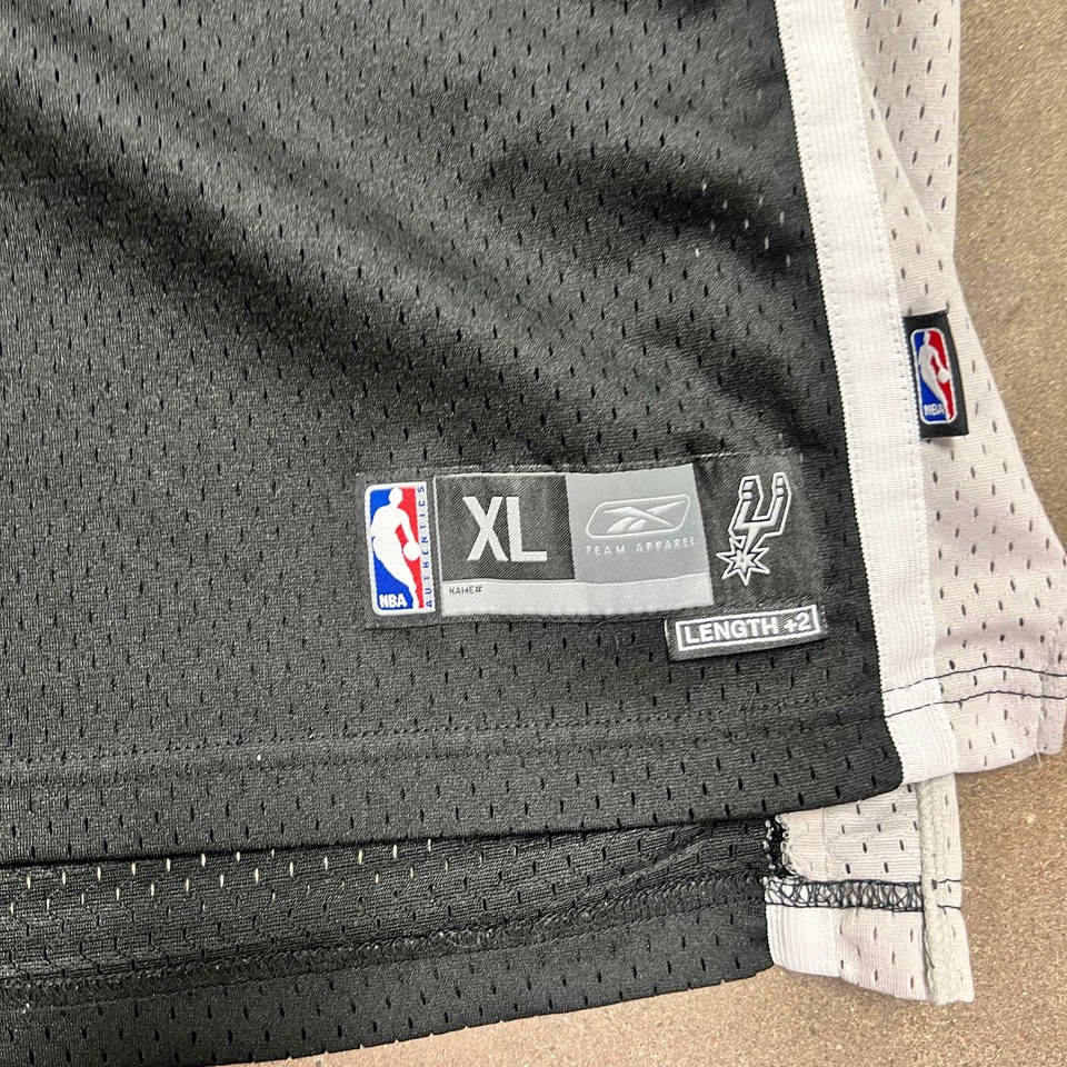 Manu Ginobili San Antonio SPURS Basketball Jersey (2XL) BLACK and WHITE ...