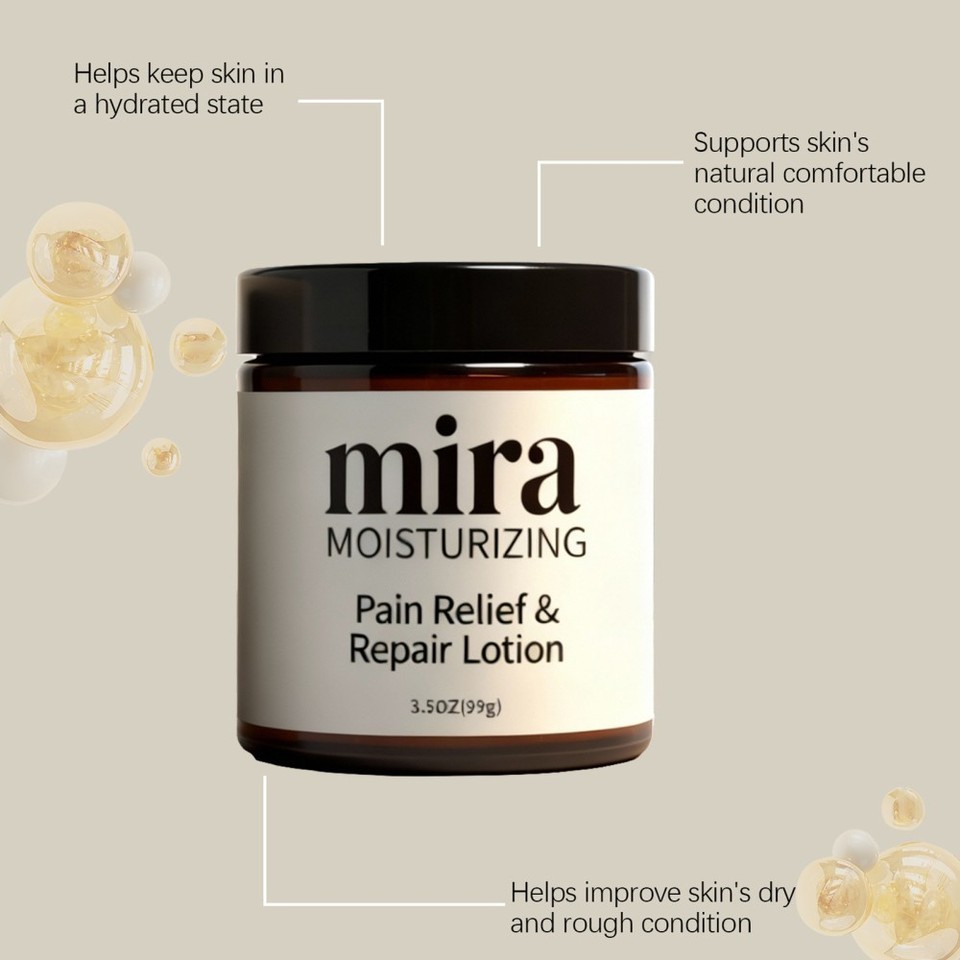 Mira Pain Relief Lotion,Mira Organics Cream Skin Repair Cream for All ...