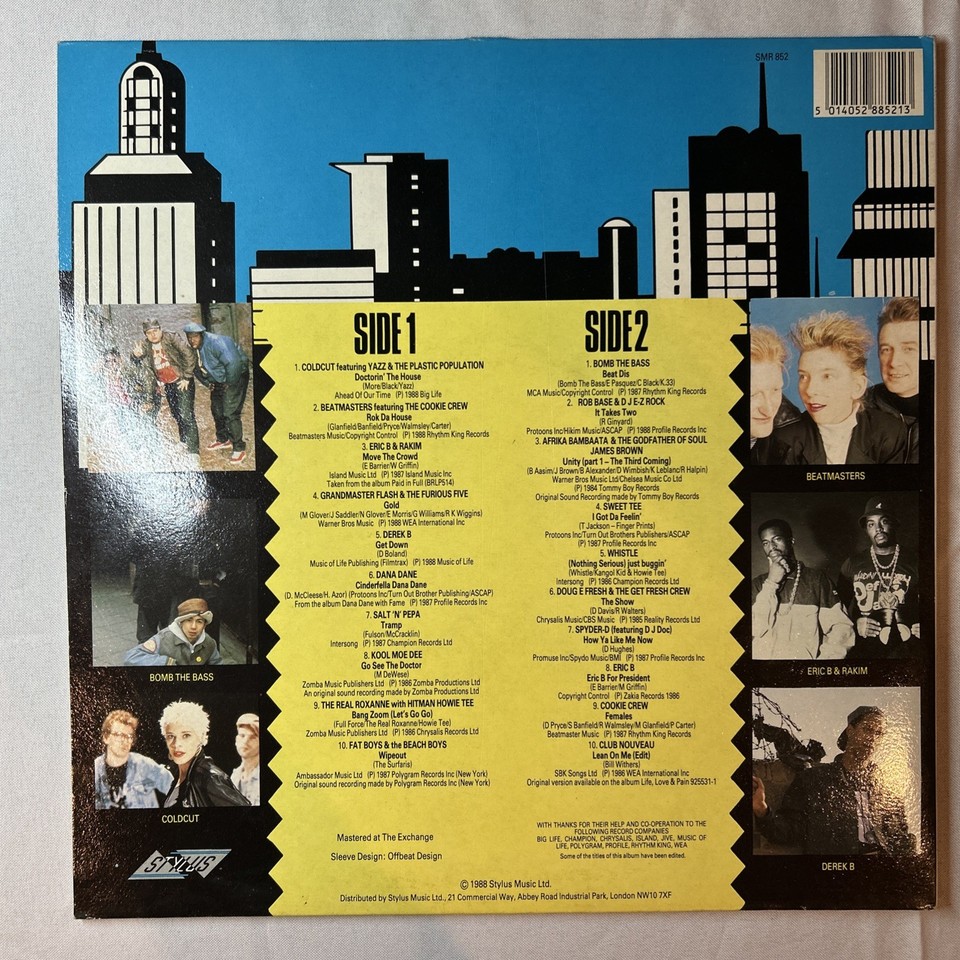 Hip Hop And Rapping In The House Vinyl Album LP Record SMR 852 Stylus ...