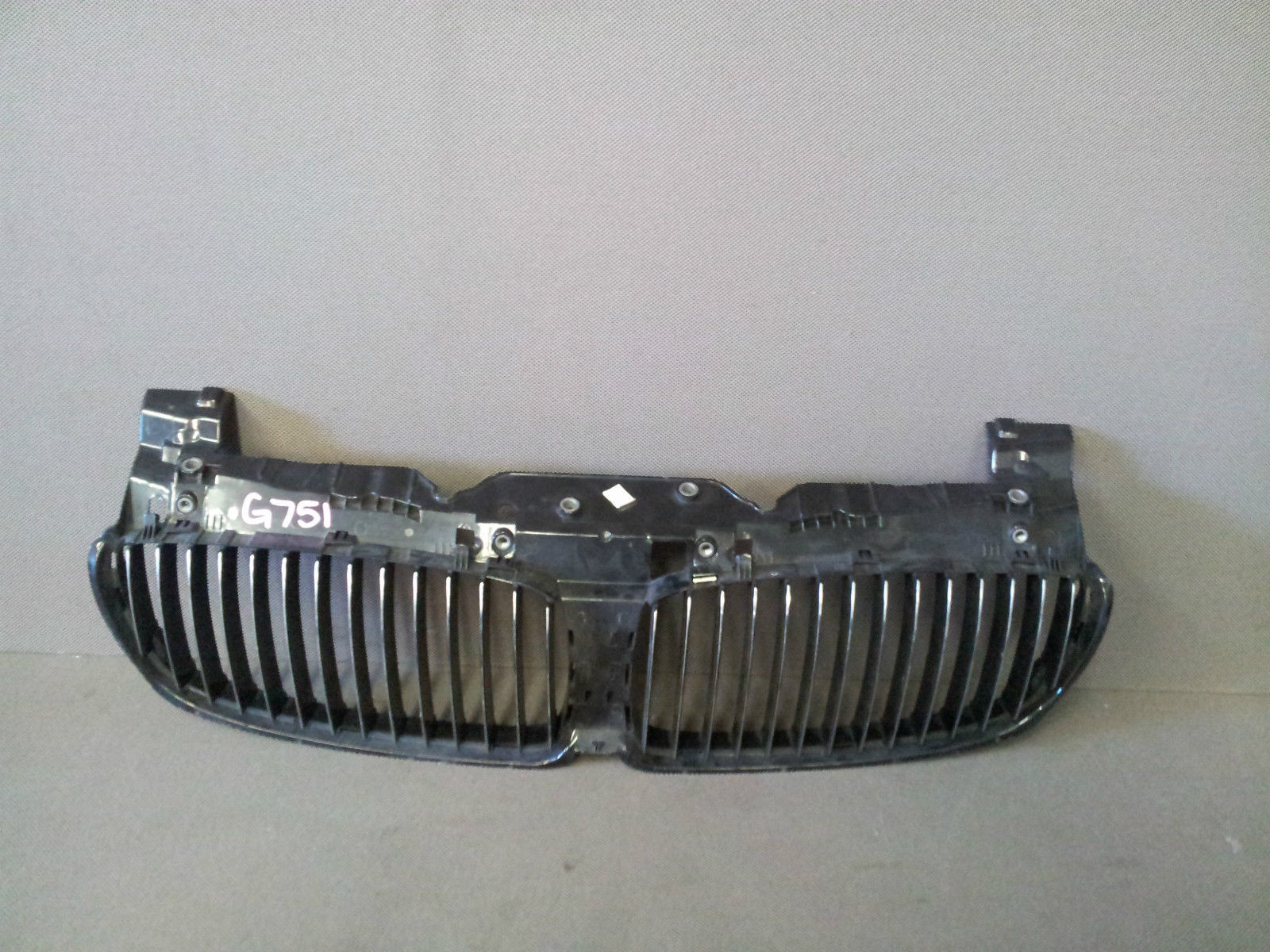 2006-2008 BMW E65 E66 7-Series Black Front Radiator Grille 51137145738 ...