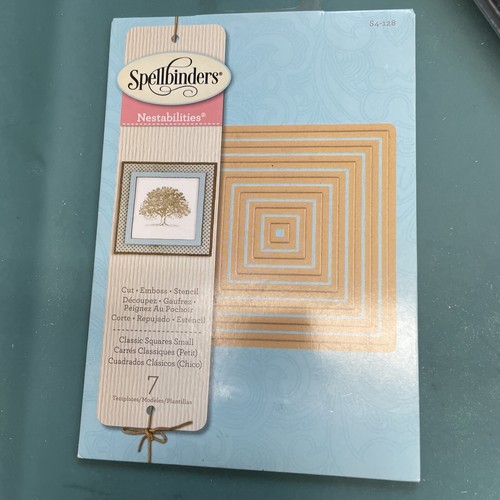 Small Classic Squares Spellbinders Nestabilities Square Die Set S4-128 ...