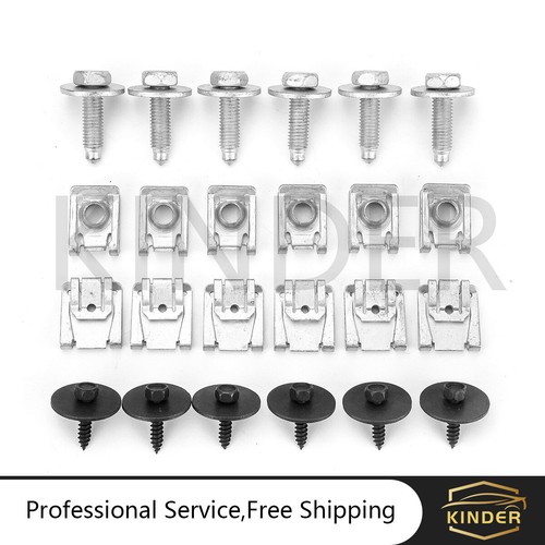 24pcs Engine Undertray Clips Screws Fit For Benz C E Class W203 W204 ...