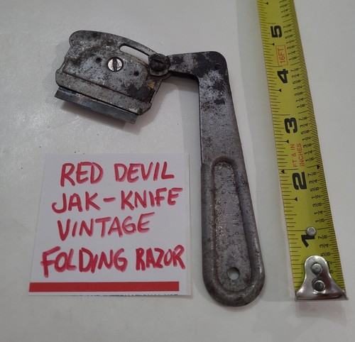 Red Devil Razor Blade JAK - KNIFE Folding Pocket Scraper Carpentry Tool ...