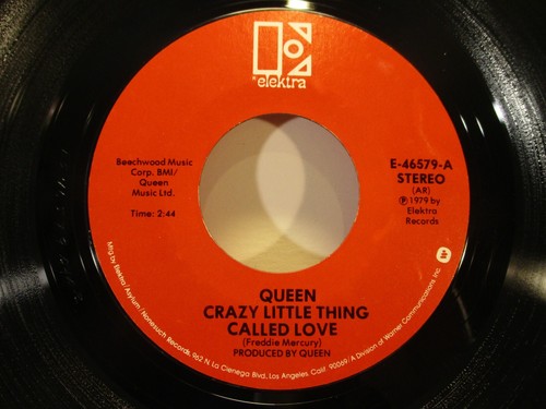 QUEEN - Crazy Little Thing Called Love - 1979 Elektra Records 45 rpm ...
