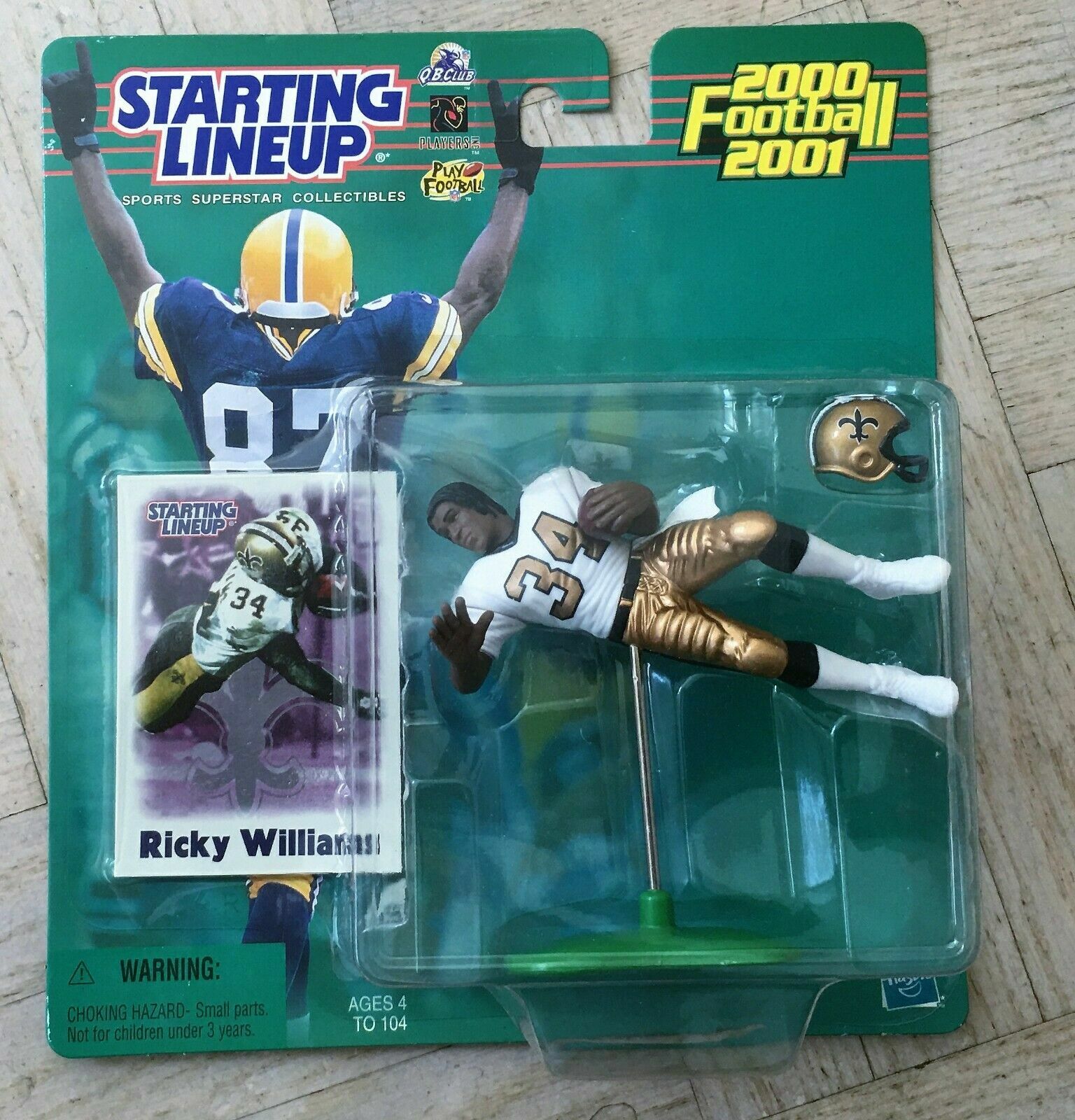 NEW 2000 NFL Starting Lineup Action Figure Ricky Williams New Orleans ...