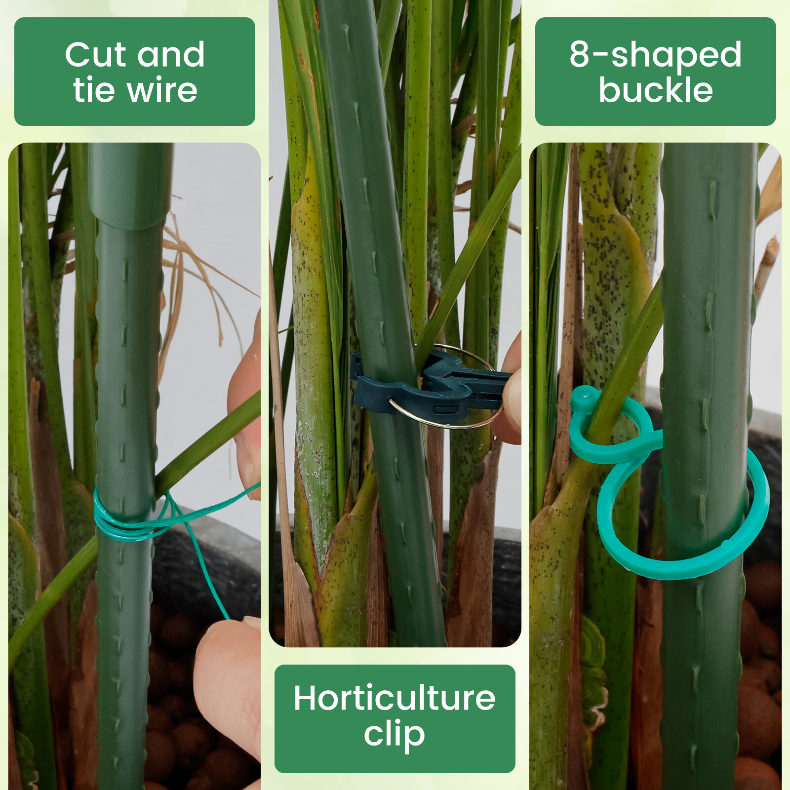 8Pcs Twig Plant Support Stakes Set 70cm Detachable Branch Plant Sticks ...