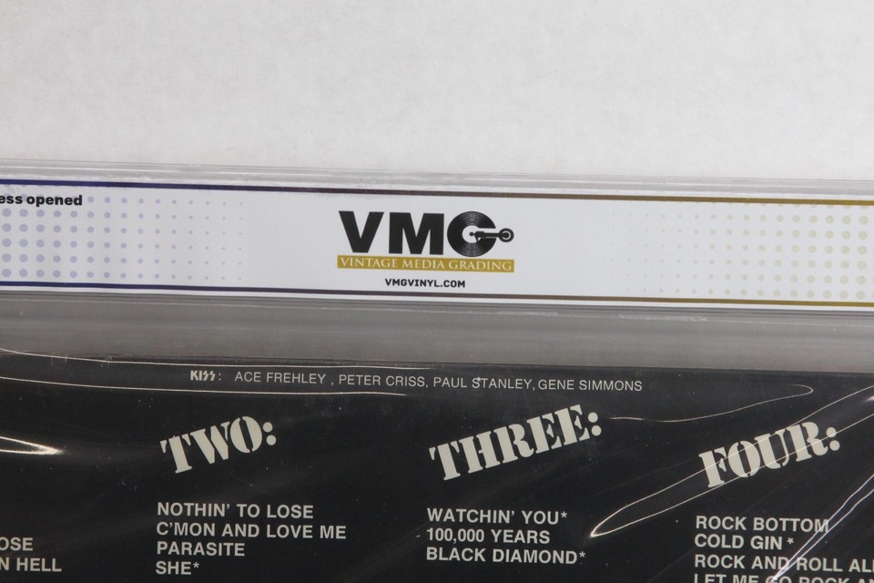 VMG Graded 6.0 Kiss Alive Sealed Record with 2" Gold Hype Sticker | eBay