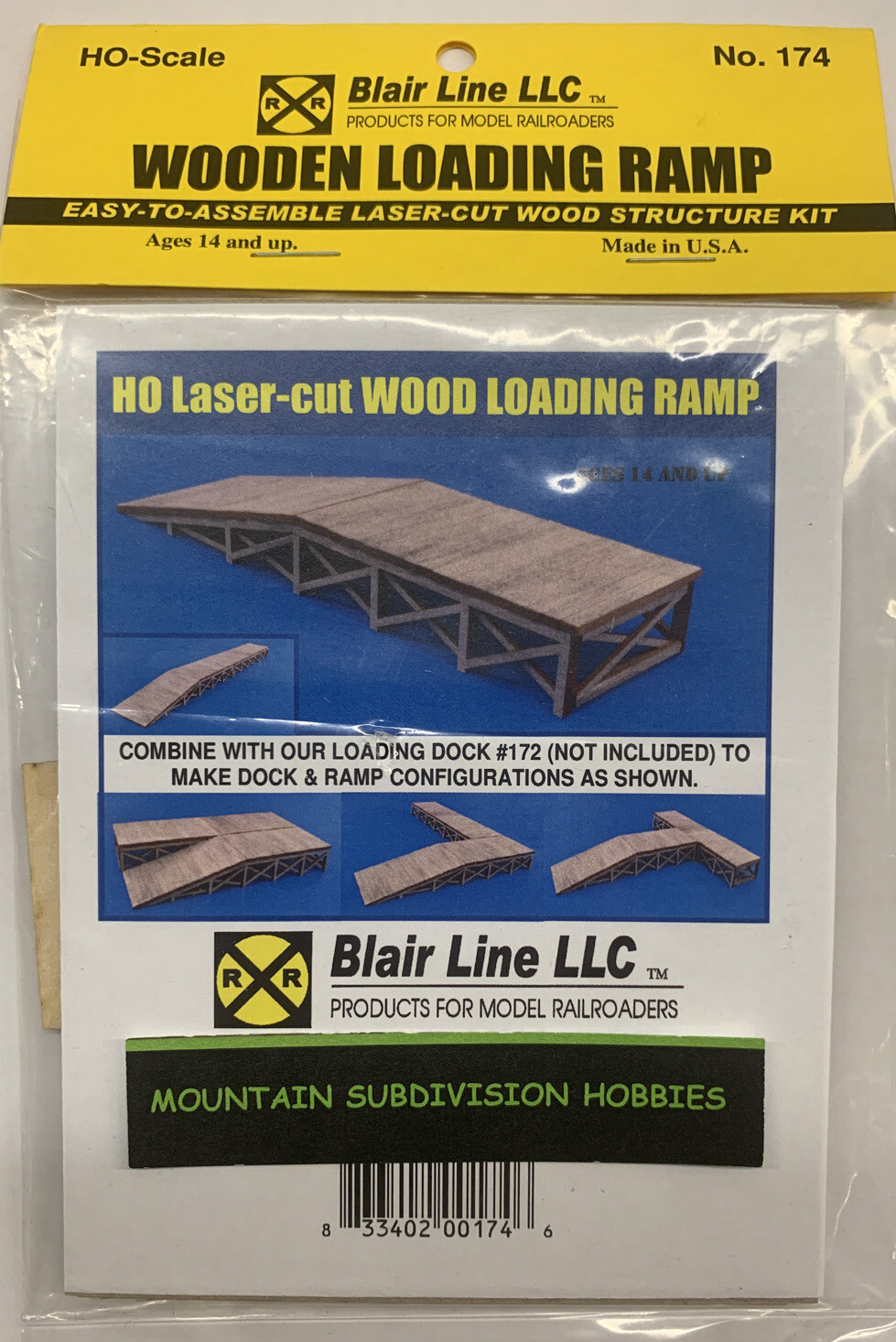 Blair Line 174 HO Laser-cut Wooden Loading Ramp Kit for sale online | eBay