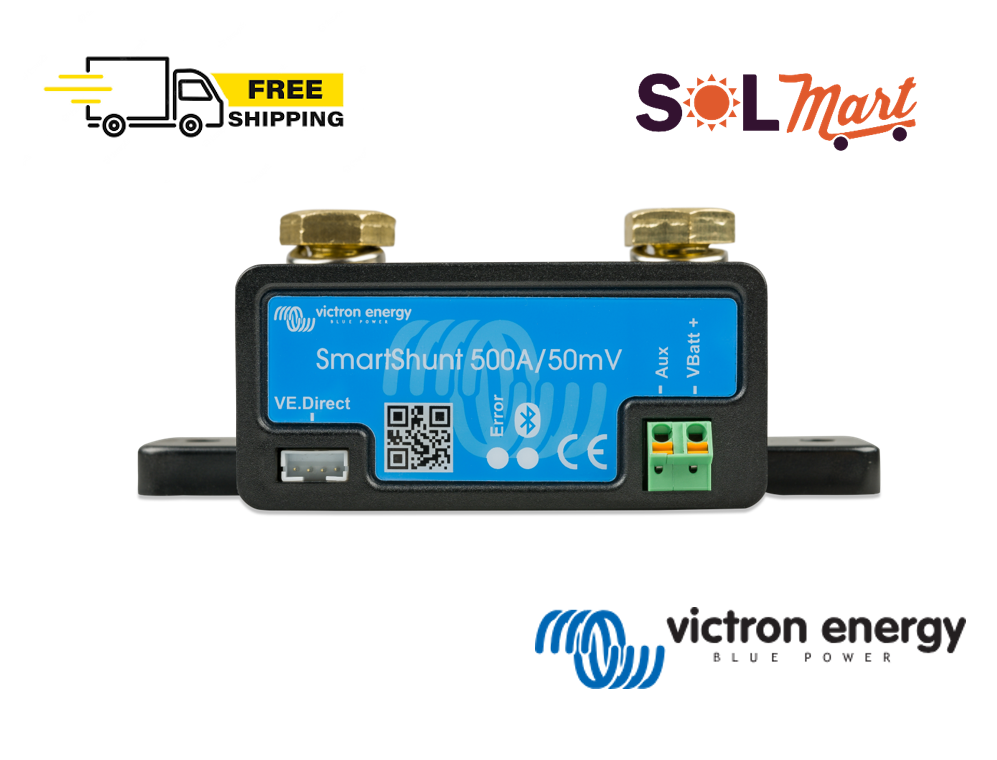 Victron Smartshunt 500A Battery Monitor Smart Shunt SHU050150050 ...