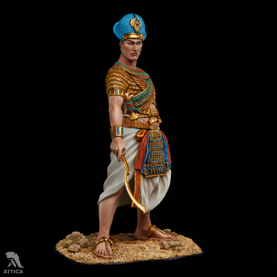 Ramses II Egyptian Pharaoh 1:32 Painted Tin Toy Soldier Pre-Sale | Art ...