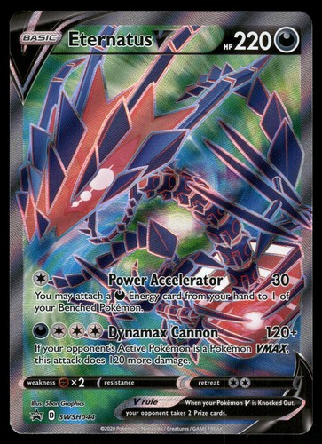 Eternatus V NM SWSH044 SWSH: Sword & Shield Promo Cards Pokemon Card | eBay