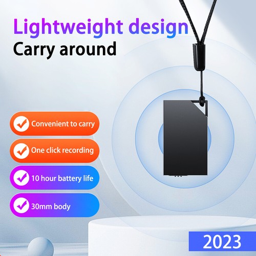 Mini Secret Audio Recorder Voice Listening Device 10 Hour 8GB/32GB Bug ...