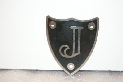 NOS 1920's-1930's Monogram Full Size Metal Motometer Cap Shield Letter ...
