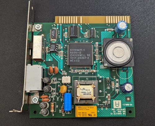 The Complete PC Fax Modem Internal PC Card 1991 8 bit ISA bus | eBay