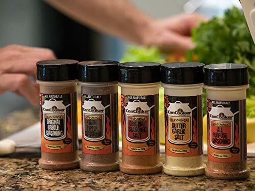 CAN COOKER SEASONING All Natural Spices Sampler Pack Square 5-Pc ...