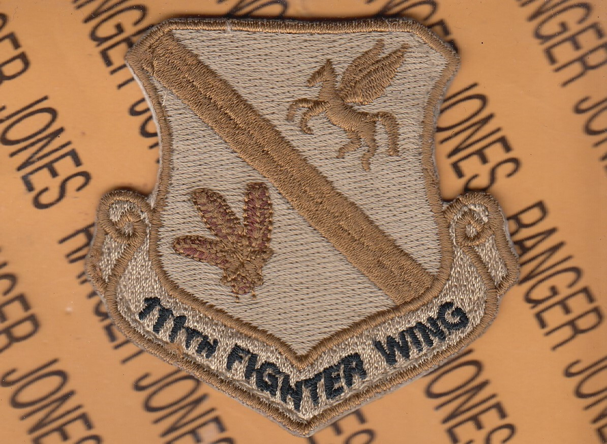 USAF Air Force 111th Fighter Wing FW ~3" Desert DCU Foreign patch c/e ...
