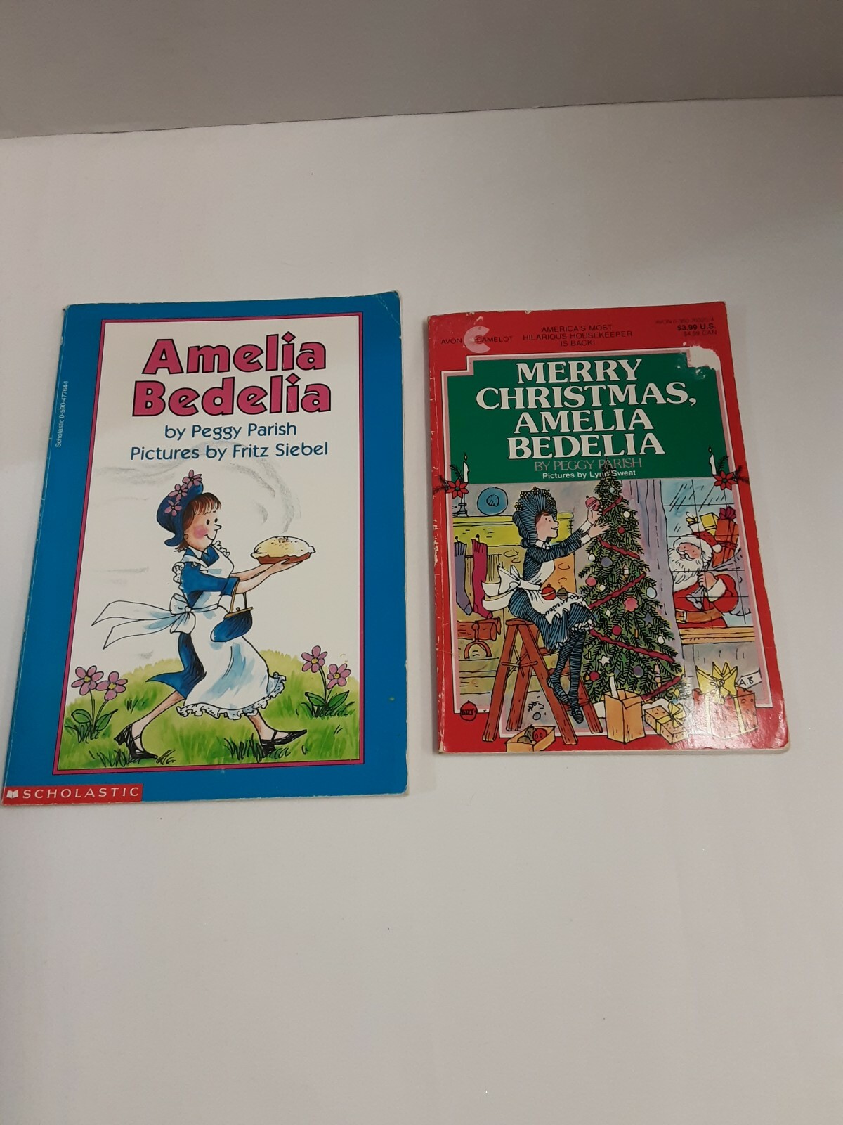 Lot X2 Paperback Books Amelia Bedelia & Merry Christmas Amelia Bedelia ...