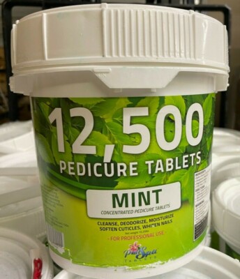 Pedi Spa tablets concentrated salon spa pedicure tablet mint 12500 ...