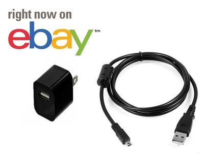 Panasonic Lumix USB camera Lead Cable Charger Adapter Power PC Mac ...