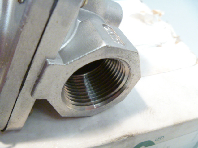 1" ASCO EF 8210G089 RedHat II 2-Way NC 316SS Threaded Solenoid Valve ...