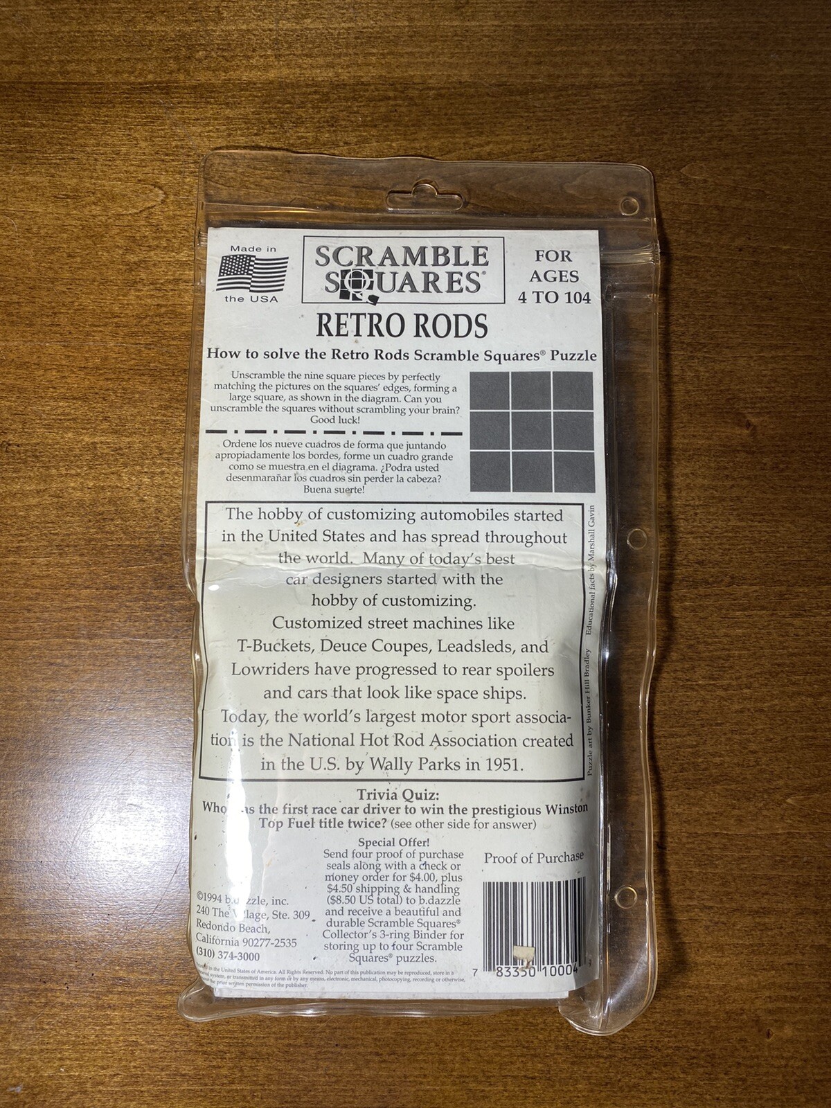 Scramble Squares Retro Rods Puzzle | eBay