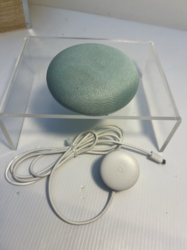 Google Home Model HOA Mini Smart Assistant Bluetooth Speaker Teal Green ...