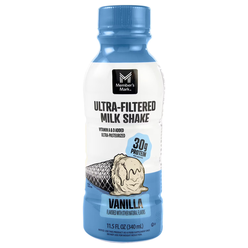 Member's Mark Ultra-Filtered Milk Shake, Vanilla, 11.5 fl. oz., 12 pk ...