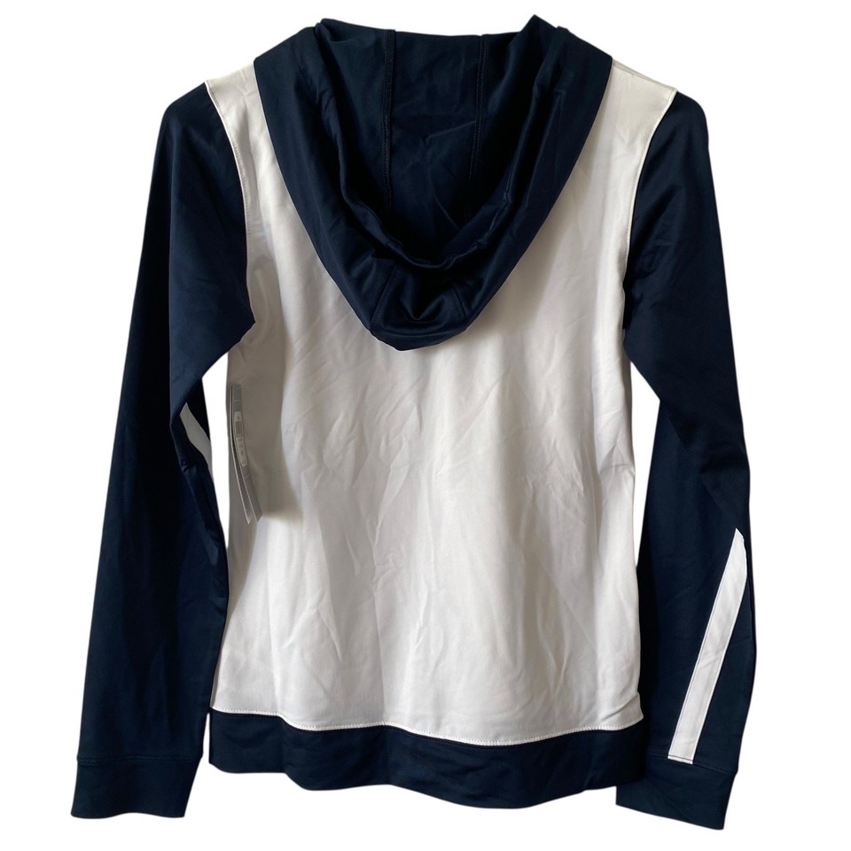 NEW ASICS Junior's Lani Track Jacket Size Medium Navy Blue Sports Full ...