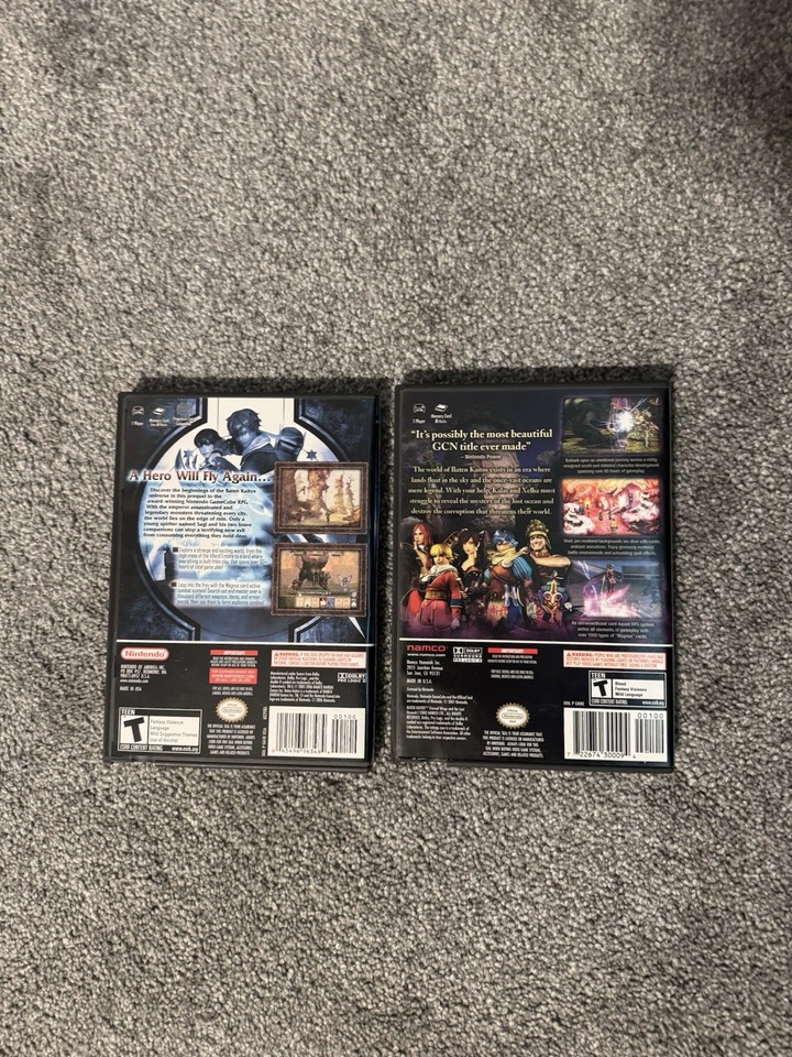 Baten Kaitos & Baten Kaitos Origins GameCube Lot - Tested & Works ...