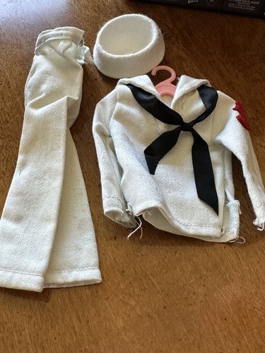Vintage 1963 Ken USN Sailor #796 Uniform Outfit by Barbie Mattel. | eBay