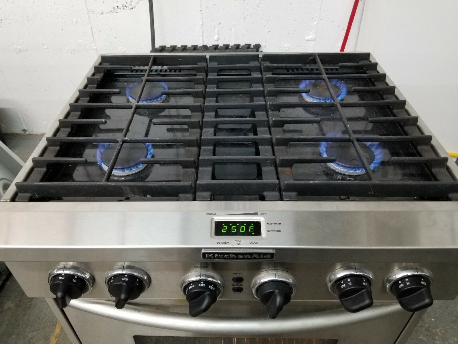 Genuine KITCHENAID Built-In Oven, Knobs Set of 6 # 4454970 4455115 ...