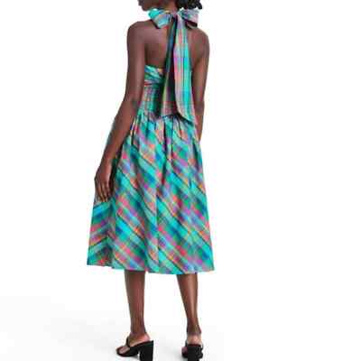 Christopher John Rogers x Target Plaid Halter Dress Multicolor Smocked ...