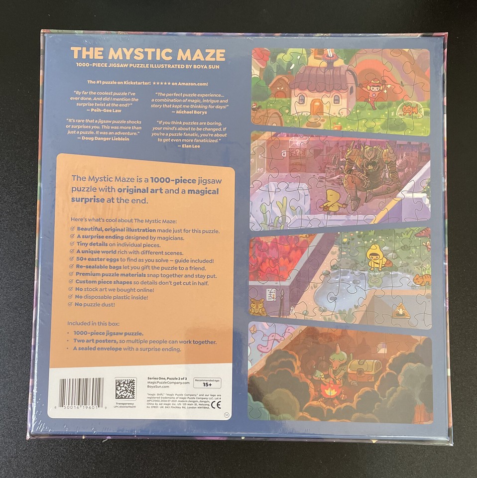 The Mystic Maze 1000pcs Jigsaw Puzzle Magic Puzzle Company 28” x 21 ...