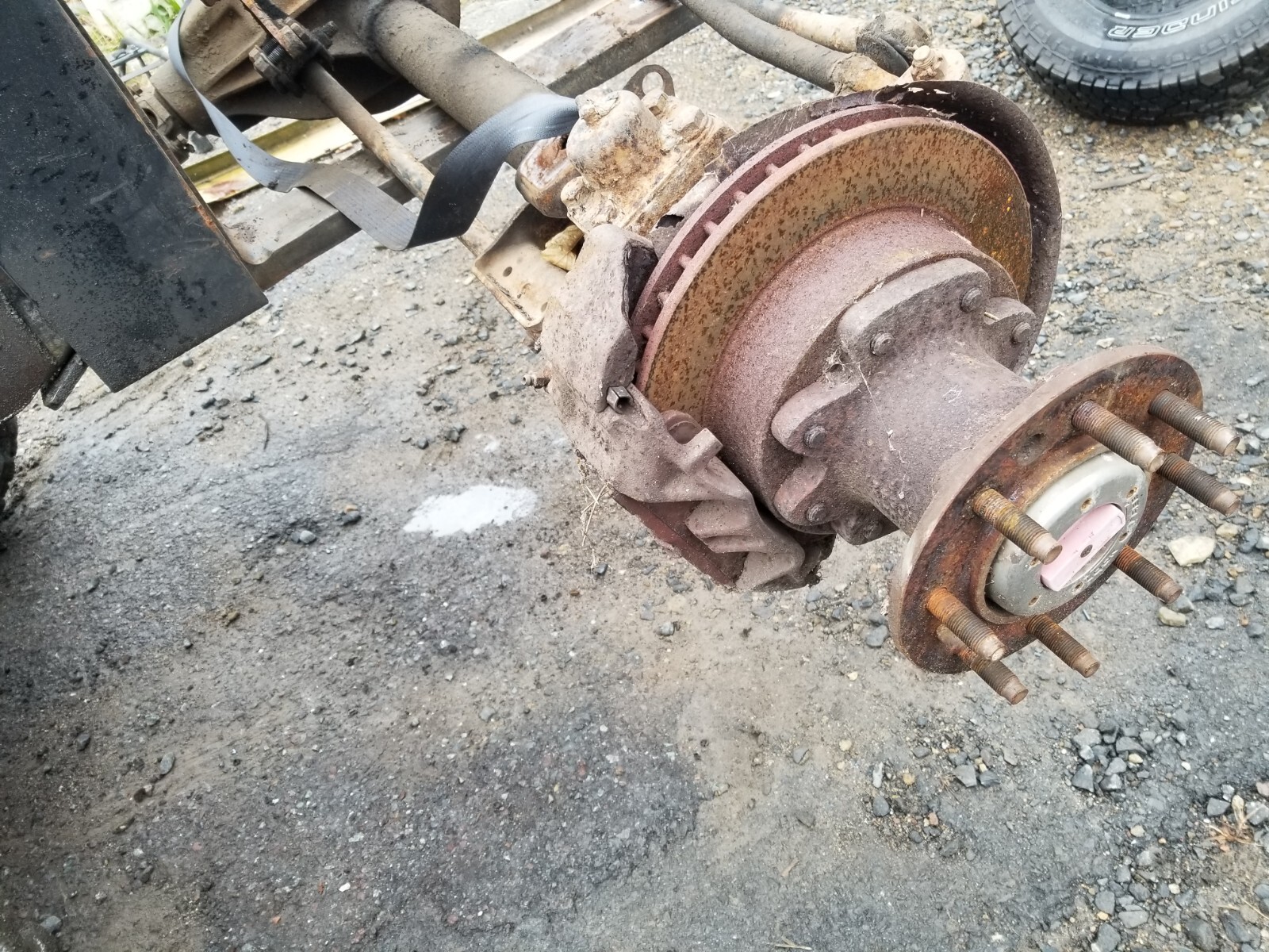 86-91 Kingpin Ford F350 Front Dana 60 Axle Assembly DRW 4.10 | eBay