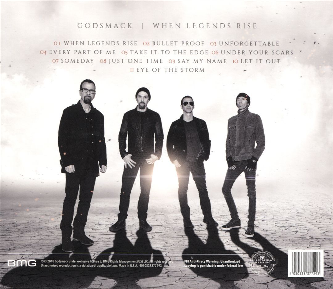 GODSMACK WHEN LEGENDS RISE NEW CD 4050538377293| eBay