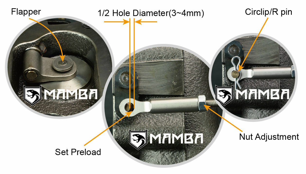 MAMBA D5-7 fits Subaru Rally 3" GTX2860R-49T Ball Bearing Turbocharger ...