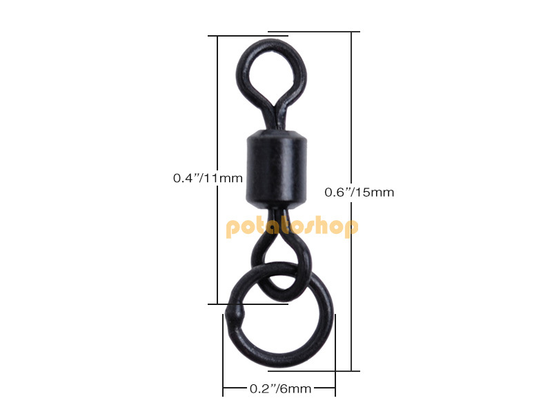 Flexi Ring Swivel Helicopter Chod Rig Size 8 / 11 Carp Fishing Tackle ...
