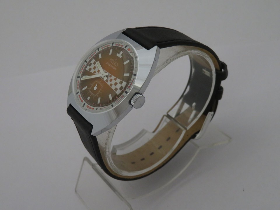 NOS NEW VINTAGE MECHANICAL HAND WINDING SHOCKPROOF RARE MEN'S ELVES ...