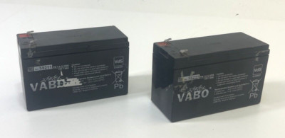2x VABO Batterie PM 7.0-12 SLA, 12 Volt, 7AHv Motorrad, Poketbike, Kart ...