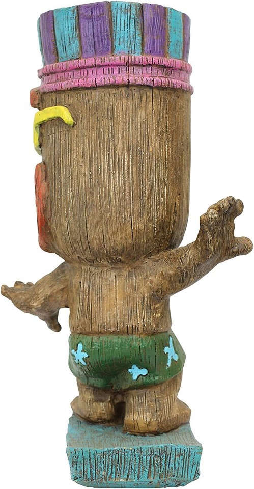 Tiki Totem Surfer Boy Statue Hawaiian Theme Tropical Garden Tiki Patio ...