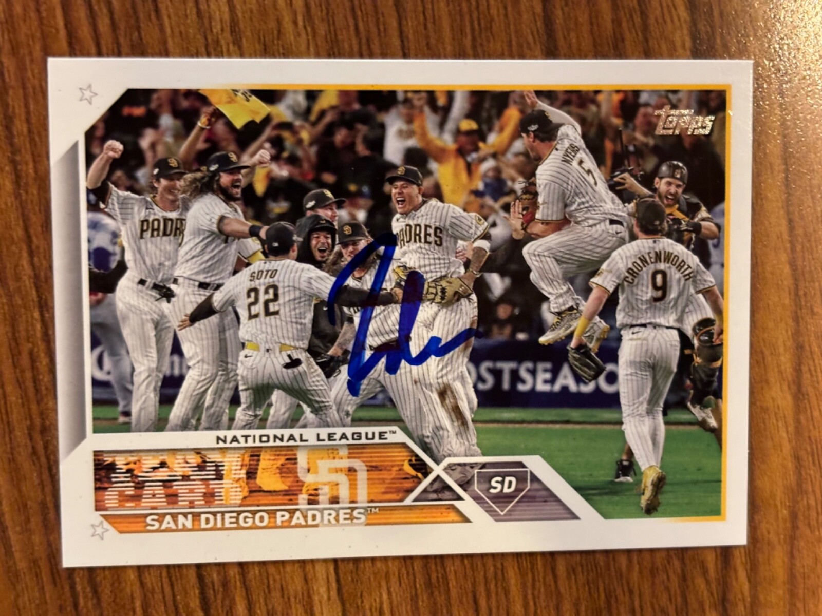2023 Topps San Diego Padres Bob Melvin Team Card Autographed Card #655 ...