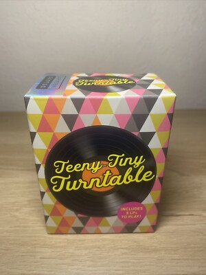 Teeny-Tiny Turntable Includes 3 LPs To Play Running Press Mini Records ...